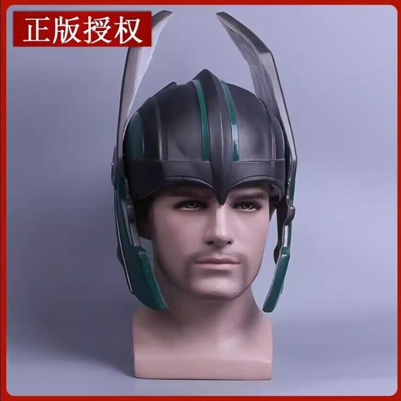 Movie Thor: Ragnarok Halloween Cosplay Hero Thor Helmet Open Mask Prop ...