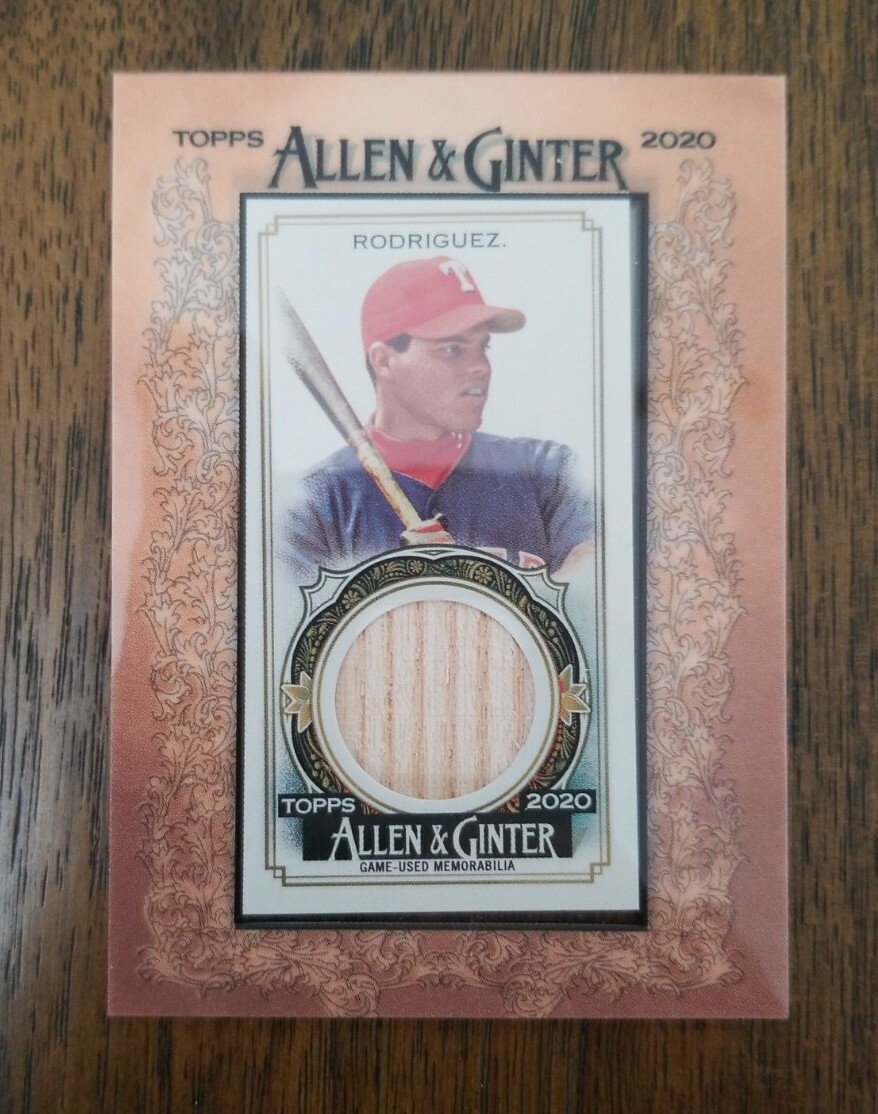 2020 Topps Allen & Ginter's - Framed Mini Relics #MFR-IR Ivan Rodriguez ...