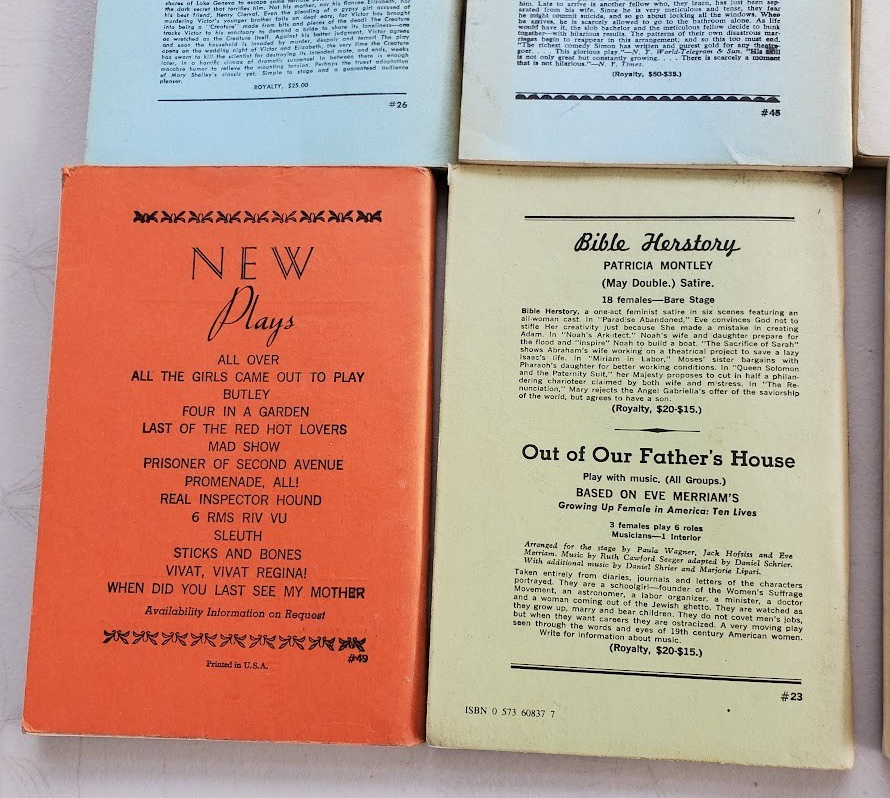 Lot of 15 Samuel French Inc. Publishing Play Scripts Vintage Acting ...