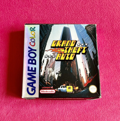 Grand Theft Auto GTA Nintendo Gameboy Color Rockstar Game OVP CIB Game ...
