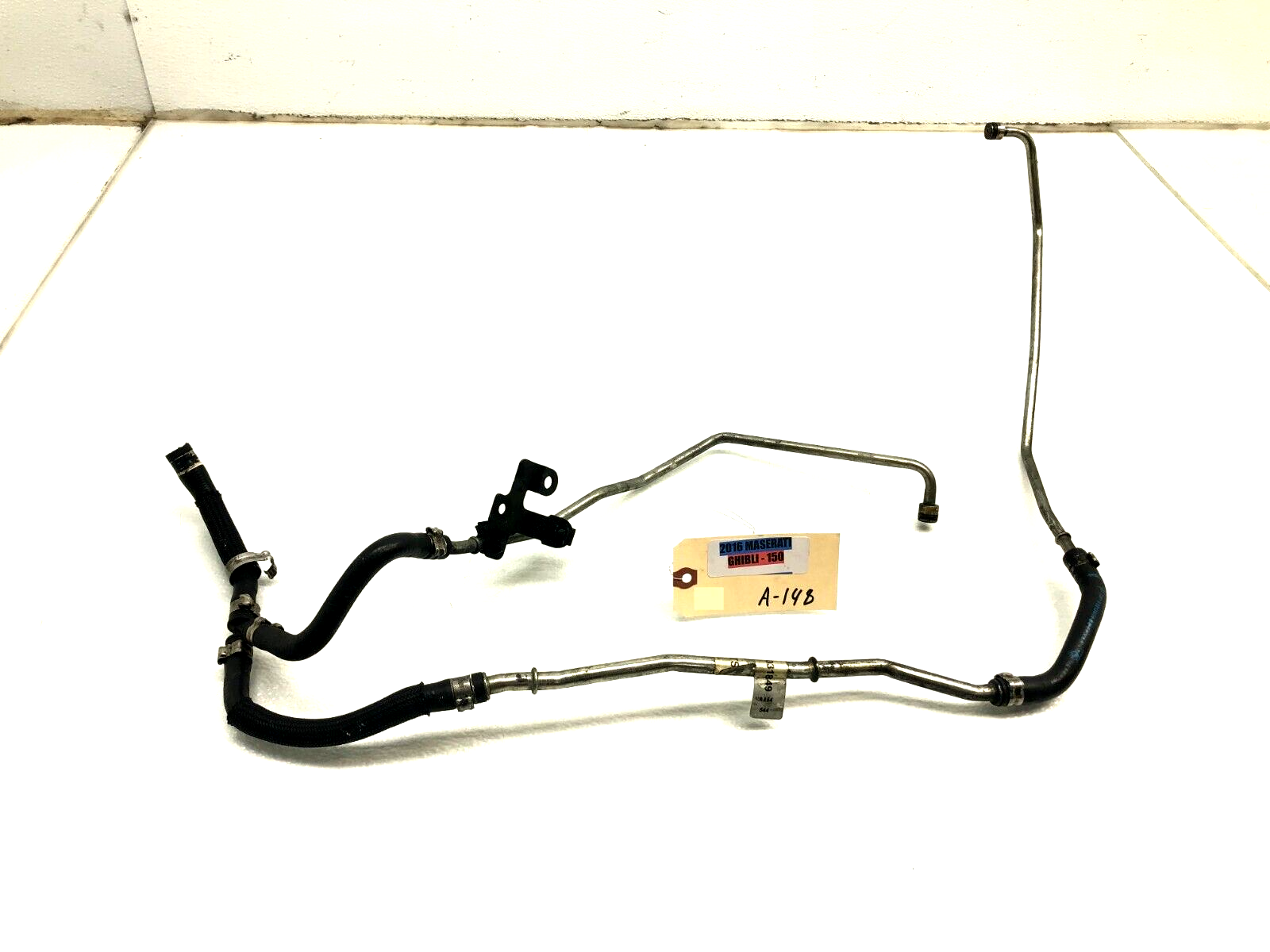2014-2017 MASERATI GHIBLI S 3.0L V6 ENGINE COOLANT HOSE TUBE LINE OEM ...