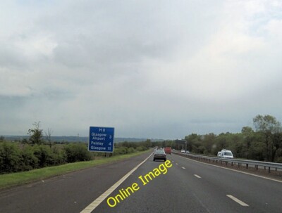 Photo 6x4 M8 towards Glasgow east of Erskine bridge Rossland Here the ...