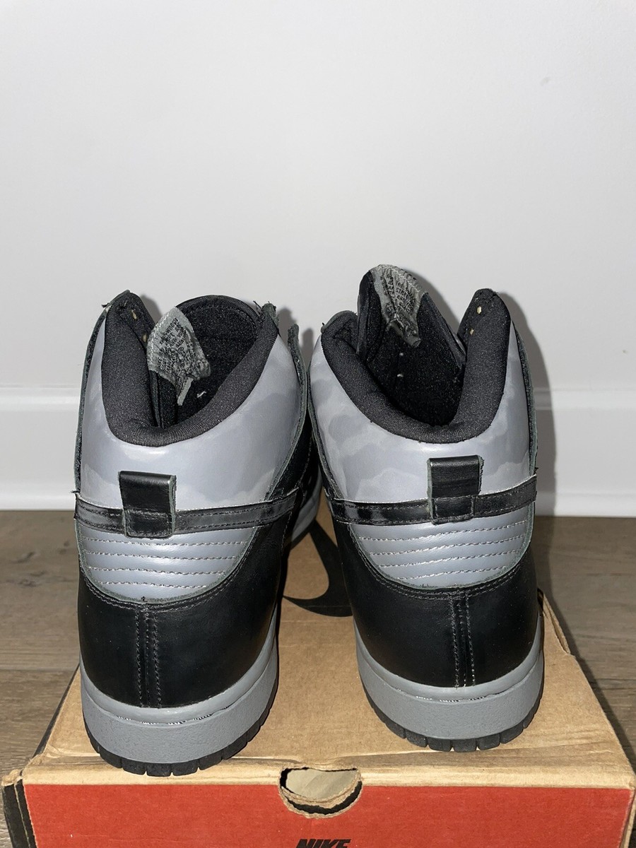 Vintage Nike 1999 Dunk High Le Black/Cool Grey 630335-002 Vintage Nike 1999 Dunk High Le Black/Cool Grey 630335-002