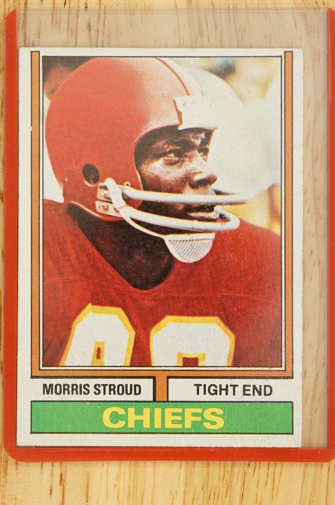 Vintage FOOTBALL Trading Card 1974 Topps #323 MORRIS STROUD Chiefs | eBay