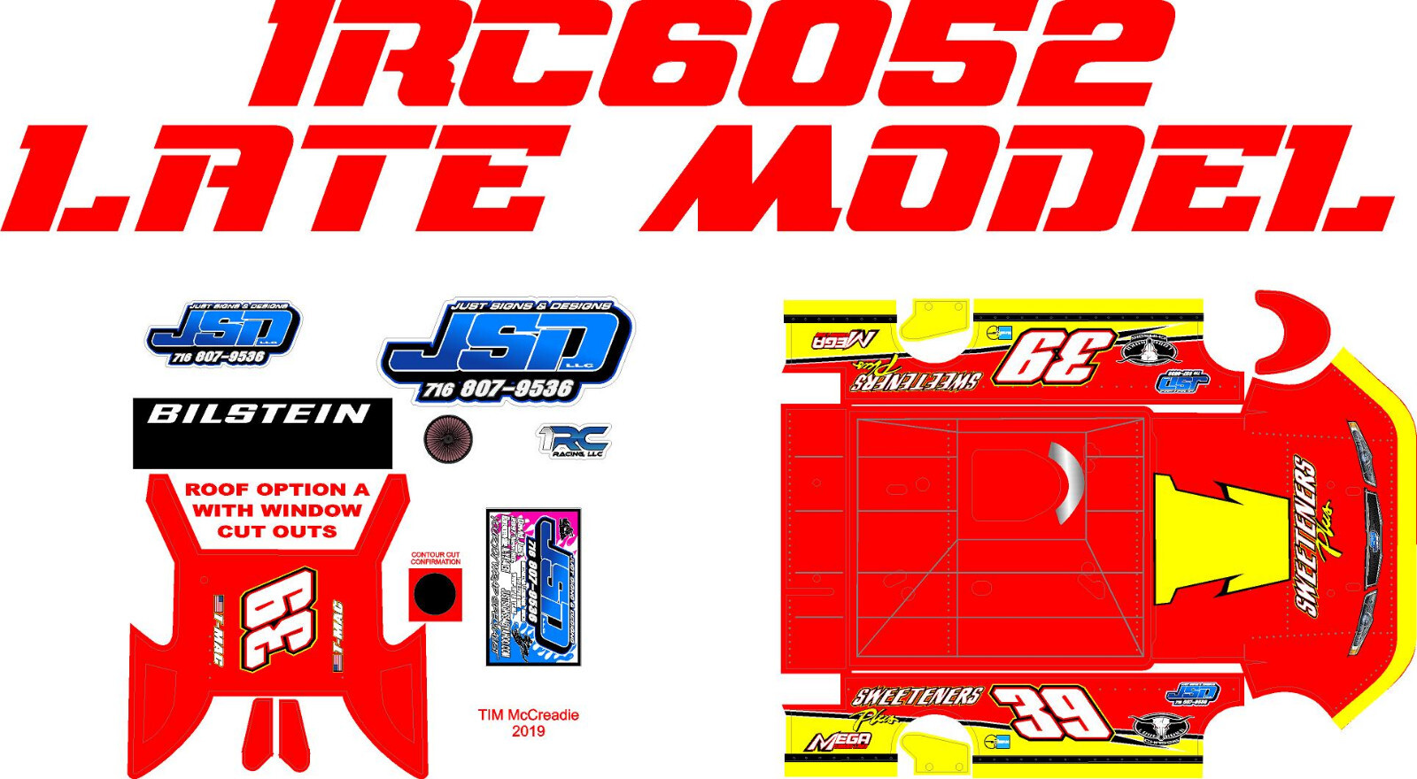 1RC LATE MODEL 1RC6052 WRAP TIM MCCREADIE 2018 | eBay