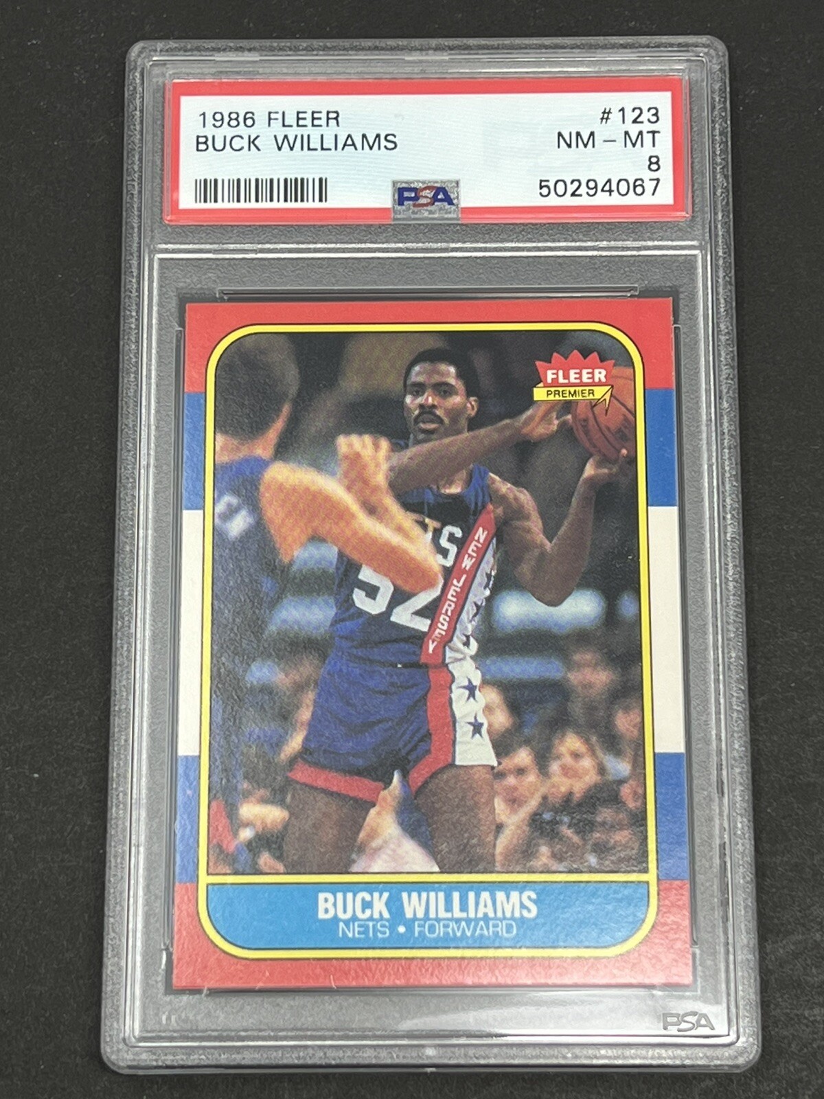 1986 Fleer Basketball #123 Buck Williams Nets PSA 8 NM-MT 067 | eBay