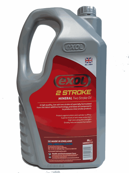 EXOL PREMIUM TWO 2 STROKE OIL 5 LITRE JASO/ISO-L-EGB HIGH QUALITY ...