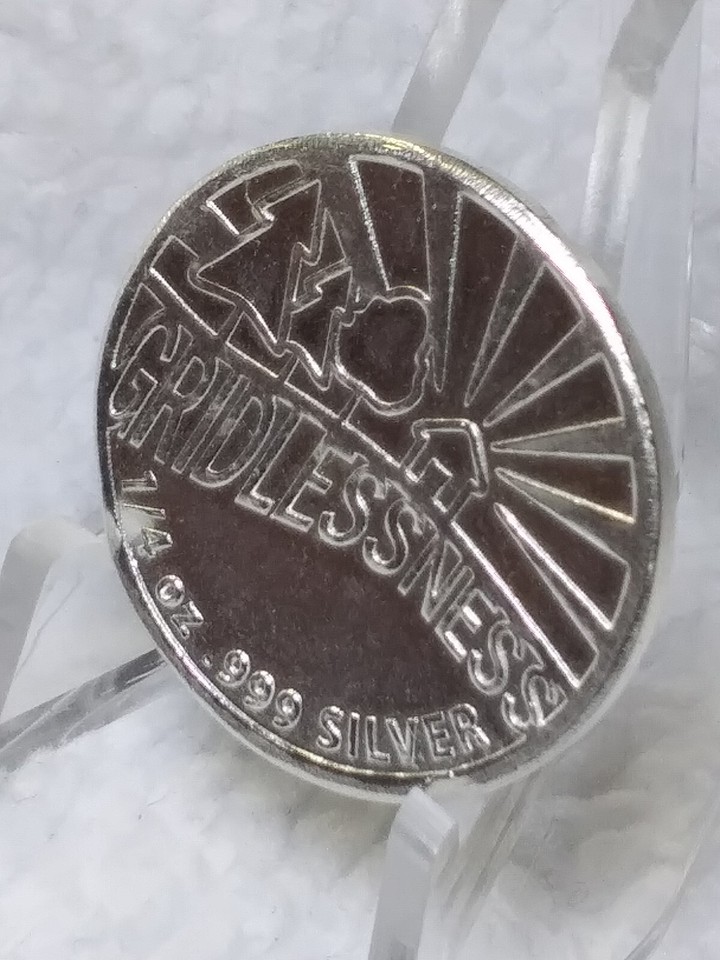 2024 1/4 oz Gridlessness Silver Round Pure Fine .999 Silver Lot of 10 | eBay