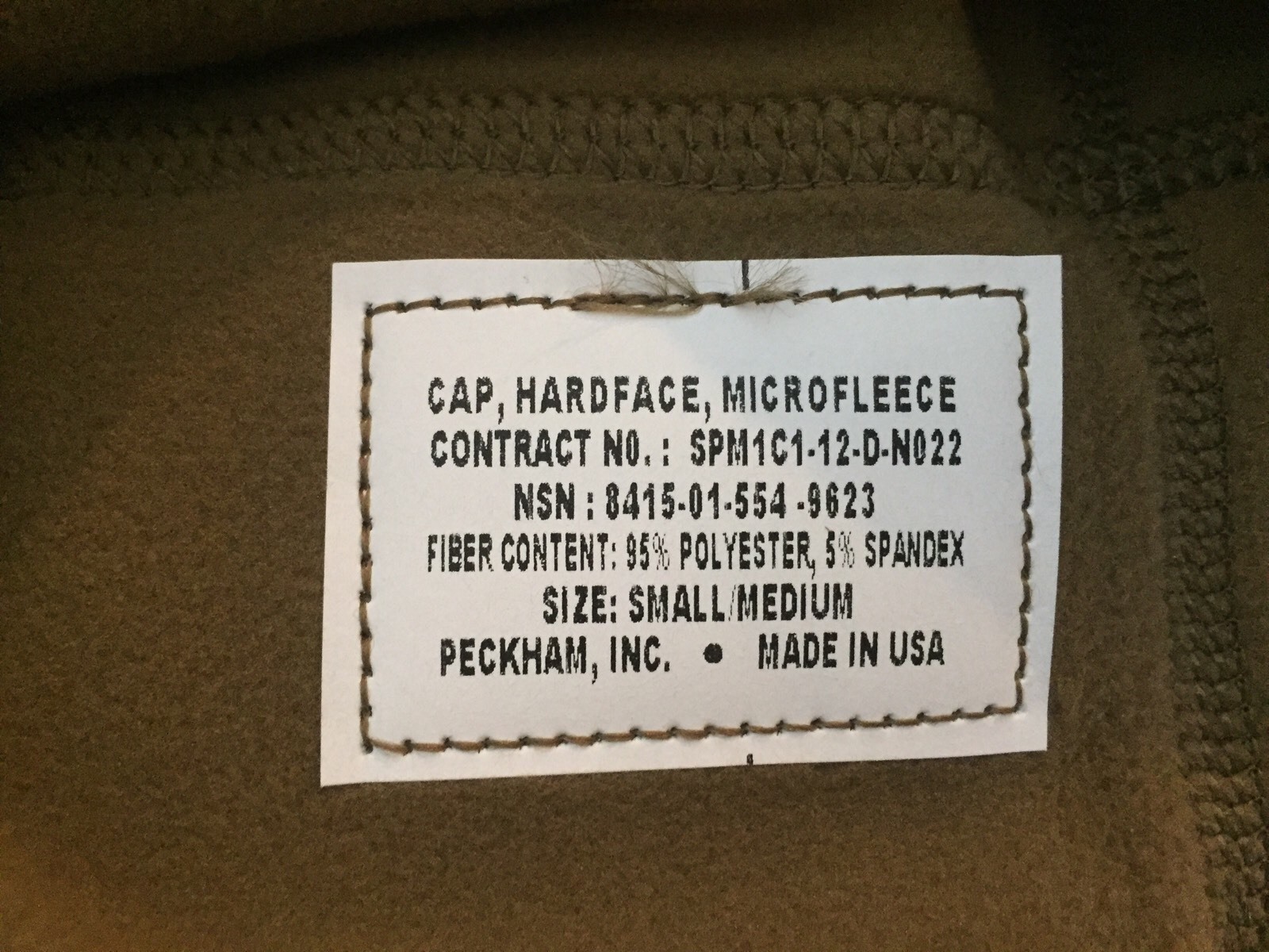 USMC Marine Corps Polartec Hardface Wind Pro Fleece Watch Hat Cap ...