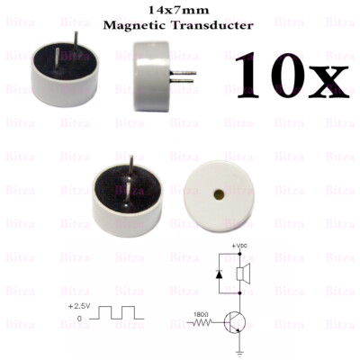 10x 14x7mm Magnetic Sounder Transducer PCB Mount | eBay UK