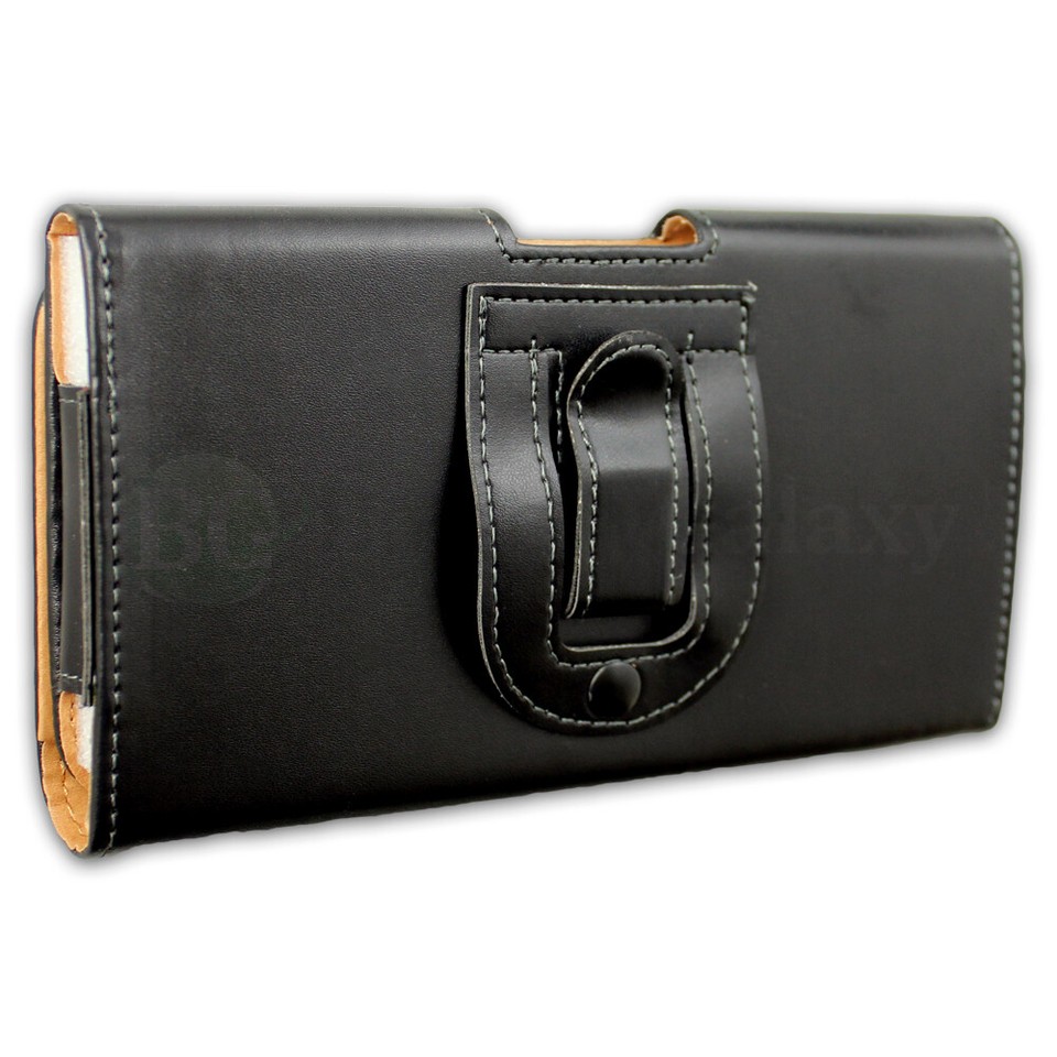 Durable Leather Pouch Phone Case for Android Motorola Moto G75 / G45 ...