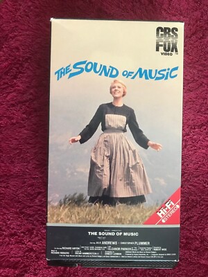 The Sound Of Music CBS Fox Original Vintage 1986 VHS Rare - 2 box set ...