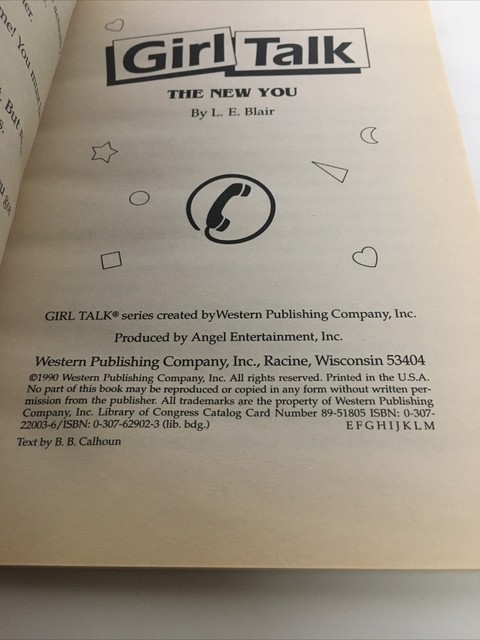 Vintage 1990s Girl Talk Book Series L E Blair 1 2 3 12 Paperback Books ...