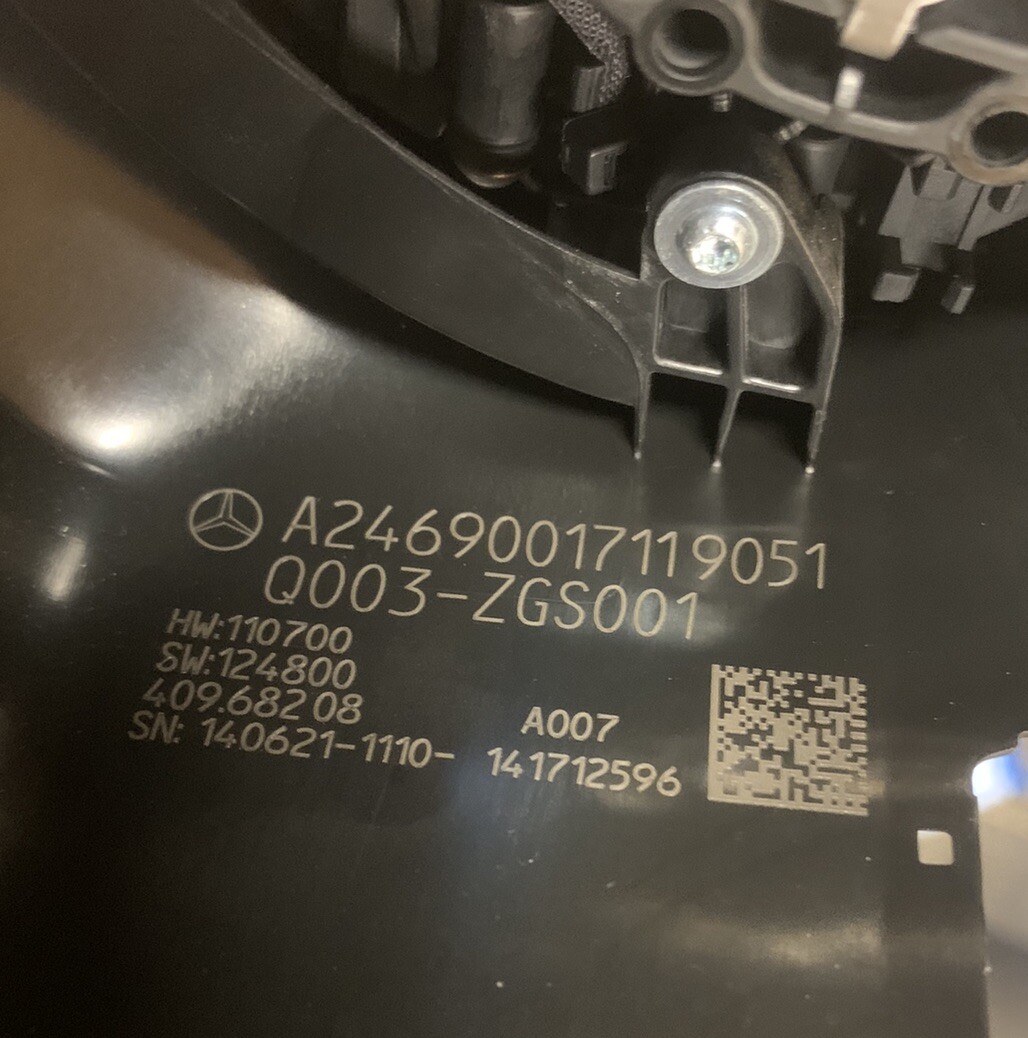 MERCEDES BENZ CLA W117 2013-2018 SQUIB INDICATOR WIPER CRUISE STALKS ...