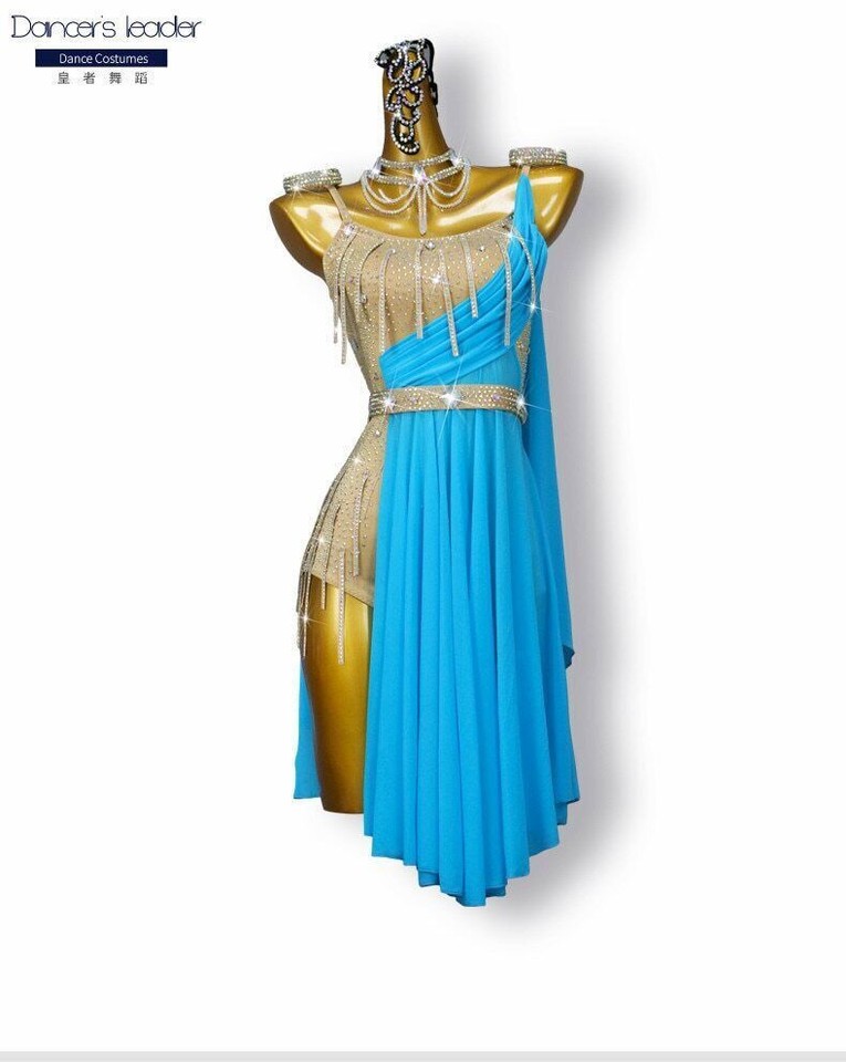 Latin Dance Dress Dance Competition Clothing Professional Cha-cha Rumba ...