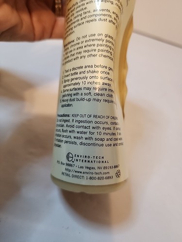 Vtg 8oz DRI WASH 'n GUARD® Dust B' Gone™ Refill | eBay