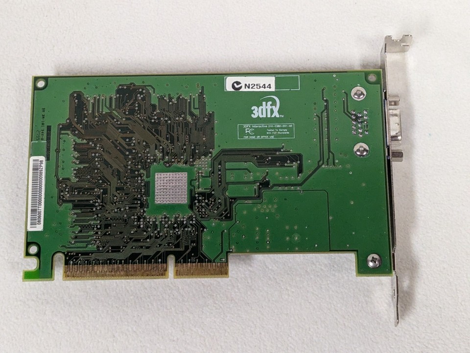 3DFX AGP VGA Card Voodoo3 Velocity 100 210-0380-001 8MB Graphics Card ...
