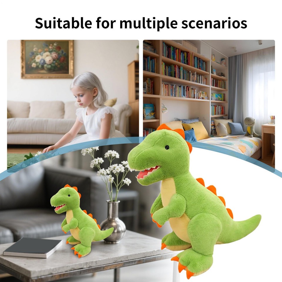 Dinosaur Stuffed Animal Plush Toy 11" Dinosaur Plush Doll for Kids Boys ...