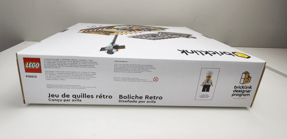 LEGO 910013 Retro Bowling Alley BRICKLINK LIMITED MIB Factory Sealed ...