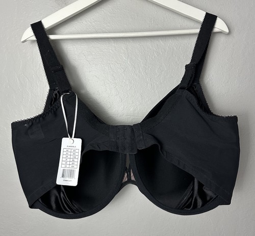 NWT Elomi Black Charley Spacer T-Shirt Bra, US 42K | eBay