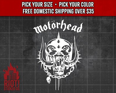 Motorhead Snaggletooth Decal for Car Band Logo Sticker for Laptop Heavy ...