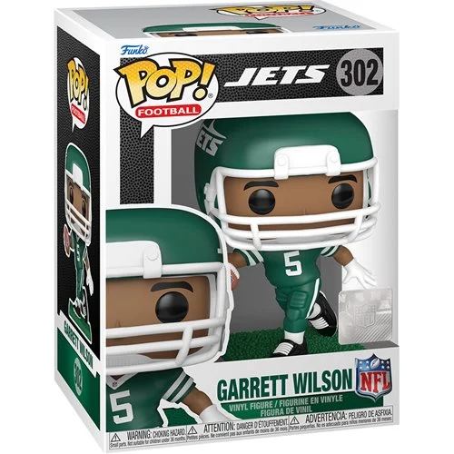 NFL New York Jets Garrett Wilson (Color) Funko Pop! Vinyl Figure #302 ...