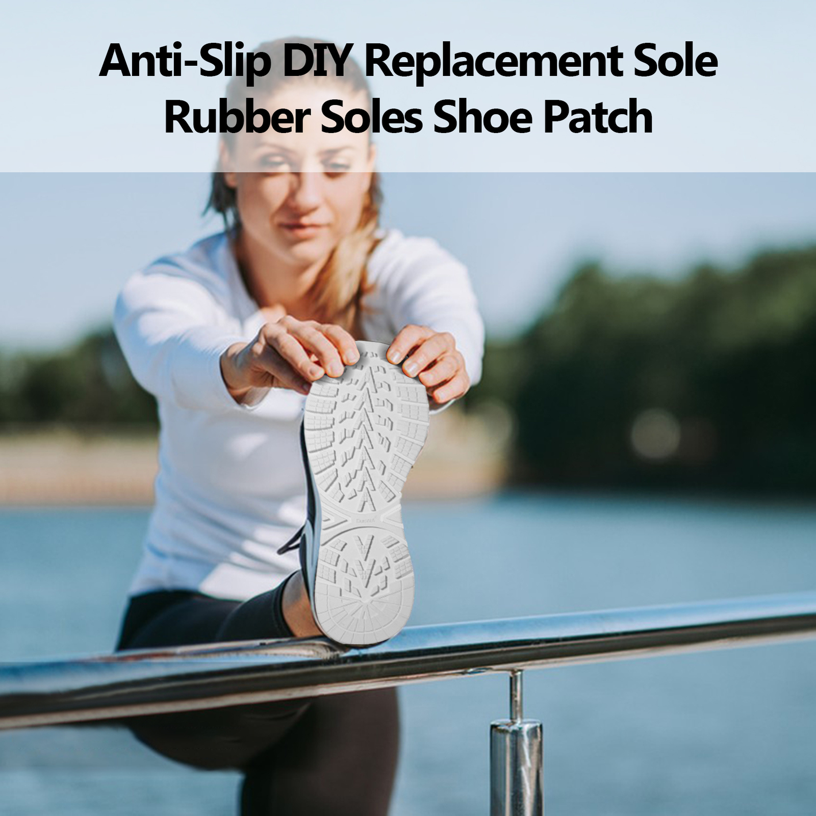 Replacement Rubber Soles Anti-slip Shoe Patch Repair Boot Sport Shoes ...