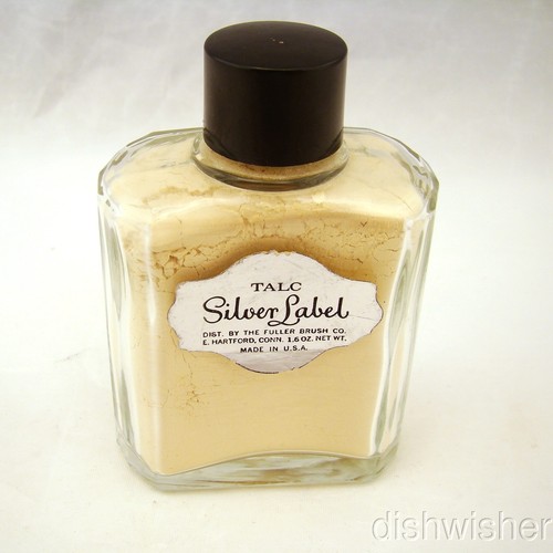 Fuller Brush Co SILVER LABEL Talc Talcum Powder 1.6 oz NEW NWOB VERY ...