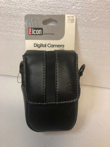 NEW! COMPACT DIGITAL CAMERA CASE WITH STRAP AND BELT LOOP BLACK EXTRA ...