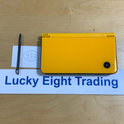[AS IS 0952] Nintendo DSi XL LL Yellow Console Stylus *PLZ READ ...