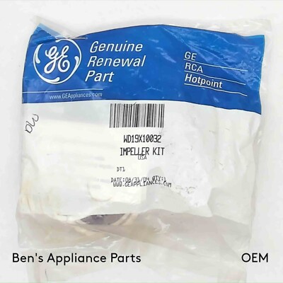 NEW OEM GE WD19X10032 Dishwasher Impeller Kit Genuine B-0022 | eBay
