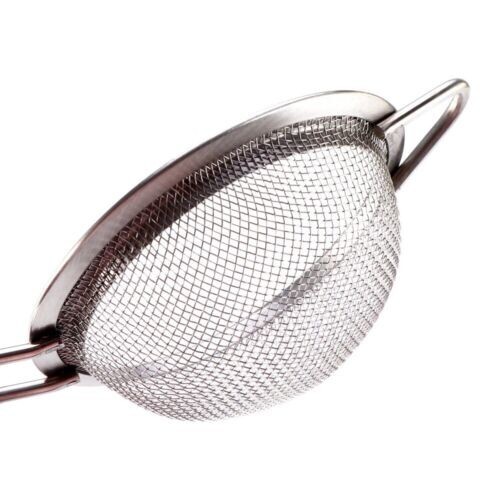 3 Small Mini Mesh Stainless Steel Strainer Set Kitchen Food Strainers 7 ...
