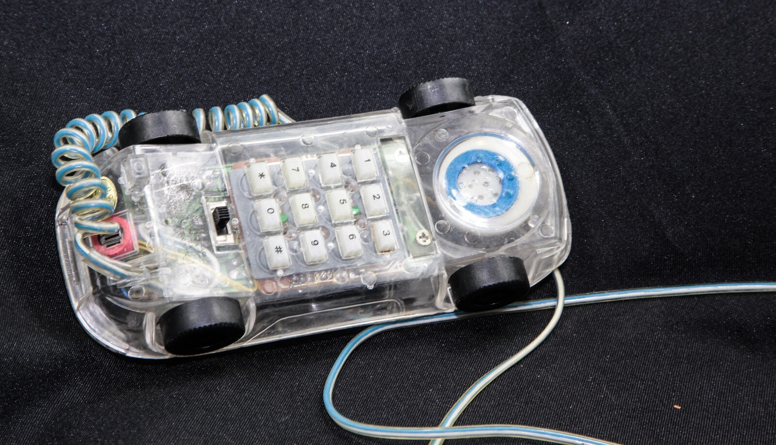 Landline Telephone, Car Phone, Transparent, Vintage Collector Space Age ...