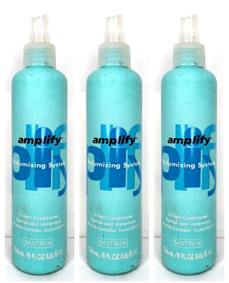 3 Matrix Amplify VOLUMIZING SYSTEM INSTANT CONDITIONER Spray 8 oz Each ...