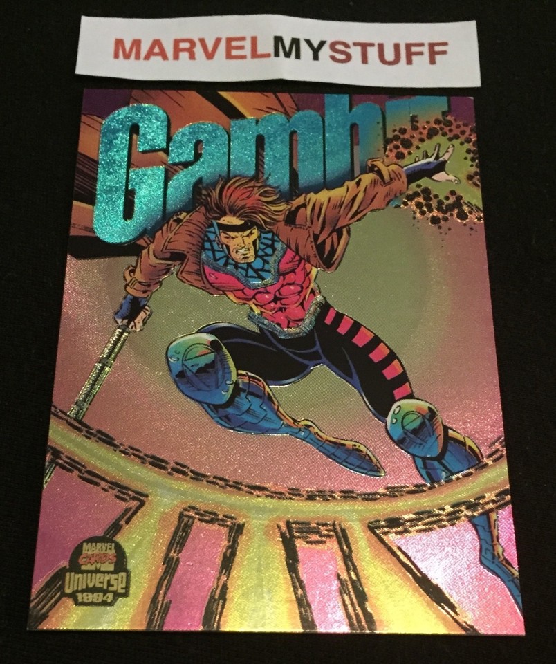 1994 MARVEL UNIVERSE RAINBOW GOLD SILVER POWERBLAST INSERT COMIC CARD ...