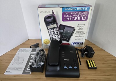 V-Tech 2-Line 900 MHZ Cordless Phone | eBay