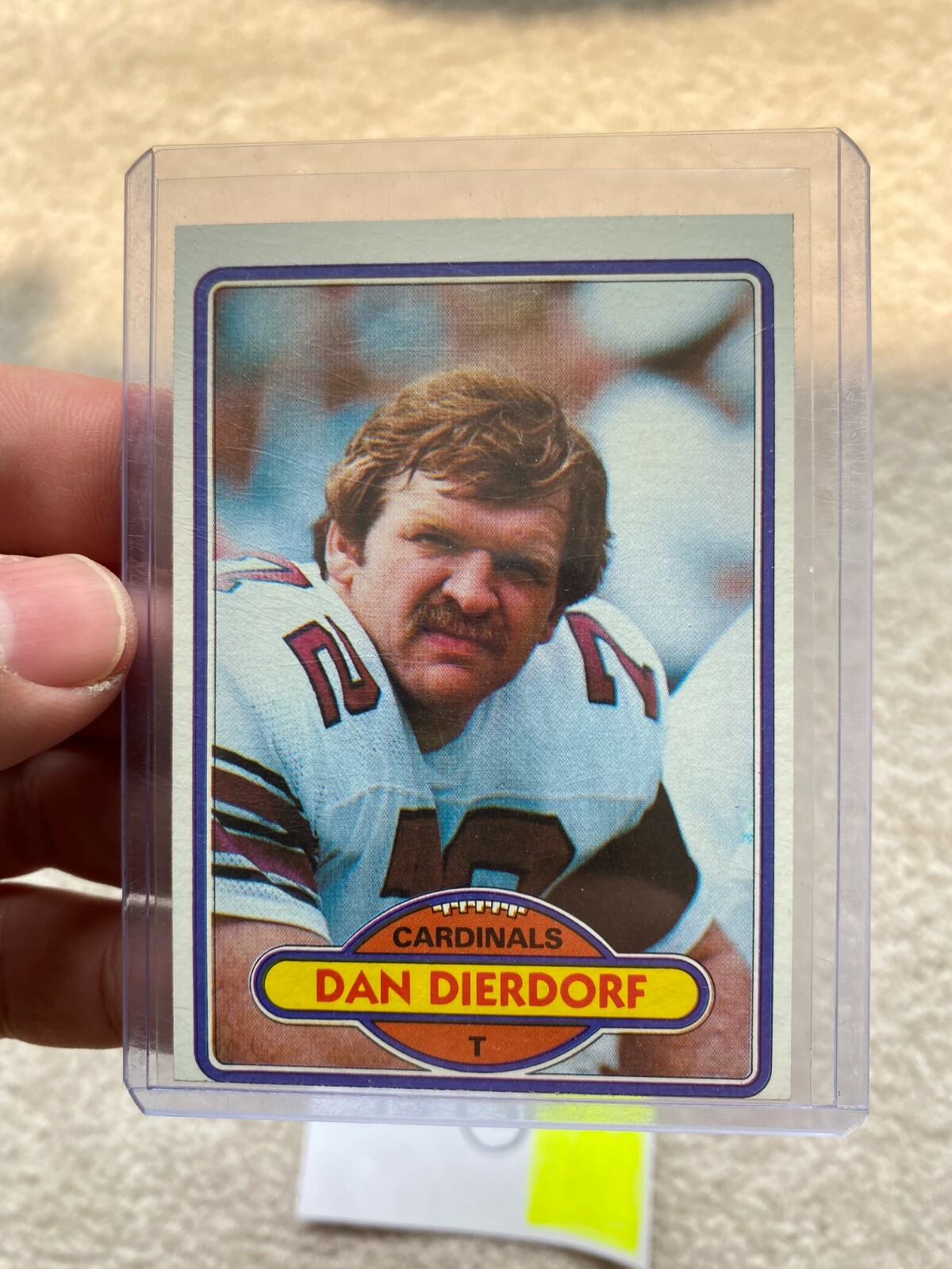 1980 Topps Football #316 Dan Dierdorf St Louis Cardinals HOF Tackle NM ...