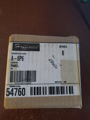 Hoffman A6P6 White Steel Internal Panel for Junction Box 54760-(8 Per ...