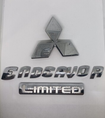 04 05 06 07 08 09 10 11 MITSUBISHI ENDEAVOUR LIMITED REAR EMBLEM LOGO ...