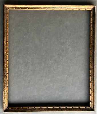 vintage 7 x 9 Art Deco wood dark bronze color frame cadre ca 1925 + glass | eBay