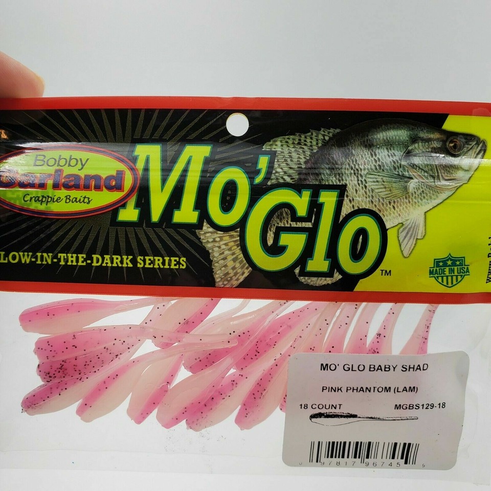 Bobby Garland 2" Baby Shad Crappie Fishing Baits 18 Count Choose Color ...