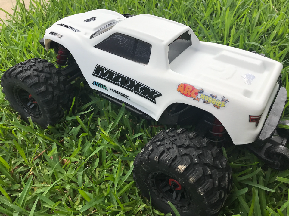 *FITS V1 & V2 WIDE 1/10 Traxxas 4s Maxx BODY DECALS ONLY - Unbreakable ...