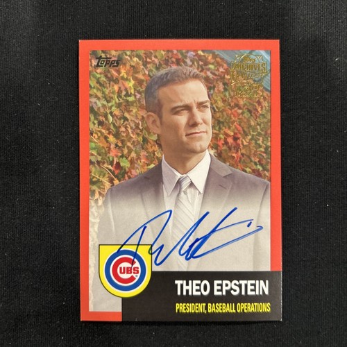 2017 Topps Archives Fan Favorite Theo Epstein Autograph 02/25 | eBay