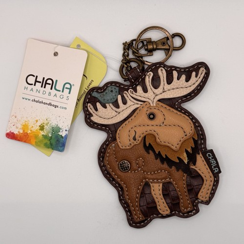 CHALA Moose Key Chain Coin Bag Leather | eBay