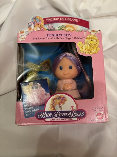 Vintage Lady Lovely Locks Pearlypeek Doll 1987 80s Mattel New in Box ...