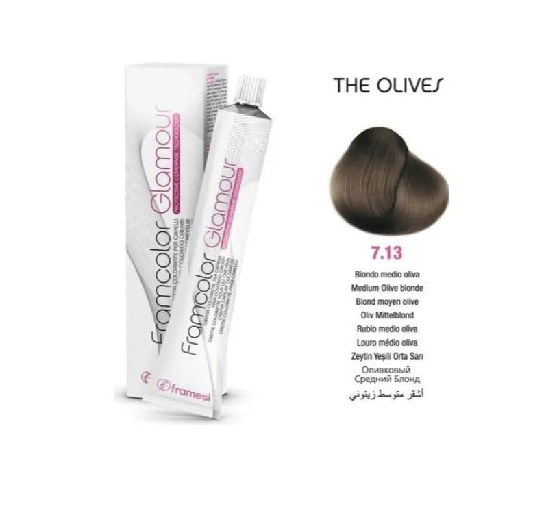 Framesi Framcolor Glamour Hair Colouring Cream 100ml ( 7.13 ) Brand New ...
