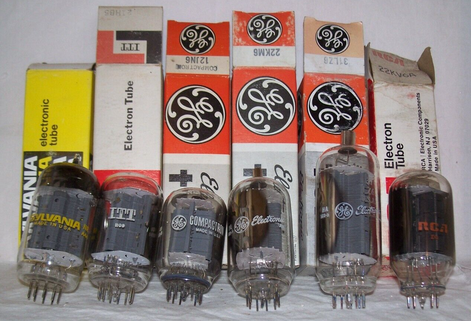 Lot of (80) NOS & used tubes in boxes,collection,ham radio,amp ...
