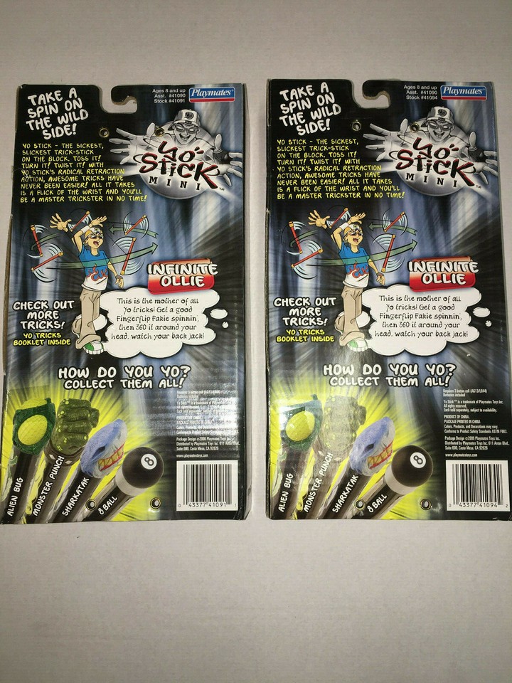 Yo Stick Mini Freezer Burn and Gang Green Yoyo 2 PACK | eBay
