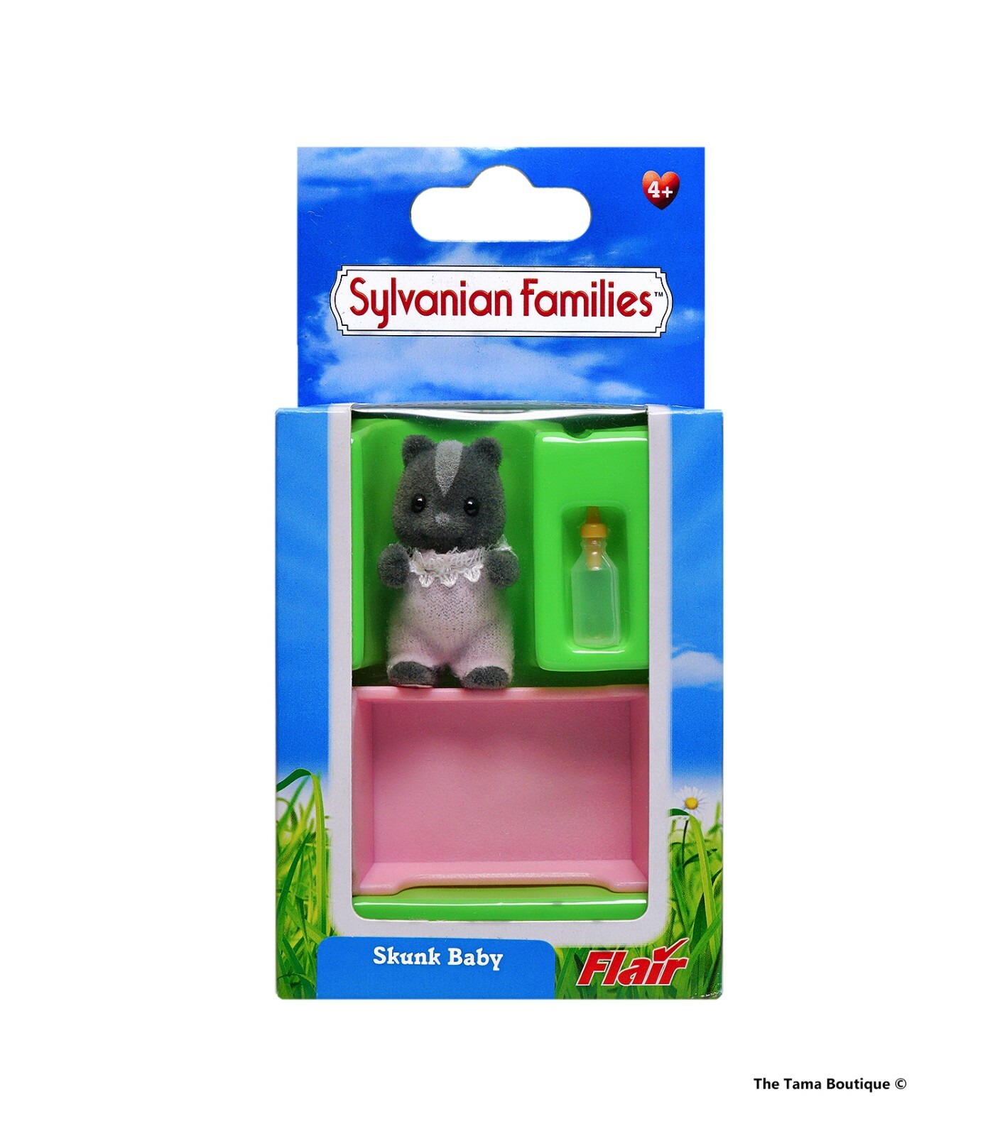 Sylvanian Families Skunk Baby Girl 4105 Flair Retired RARE Calico ...