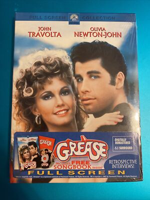 FACTORY SEALED Grease (DVD, 2002, Full Frame) John Travolta Olivia ...